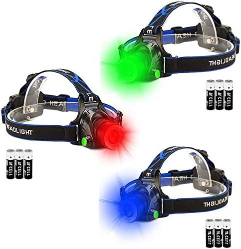 The Ultimate Hunting Kit - Green Light Headlamp Bundle with Red ...