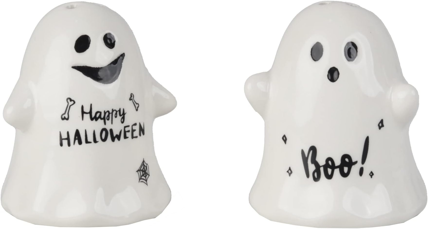 Amazon.com: The Bridge Collection Pair of Ghosts Halloween Salt and ...