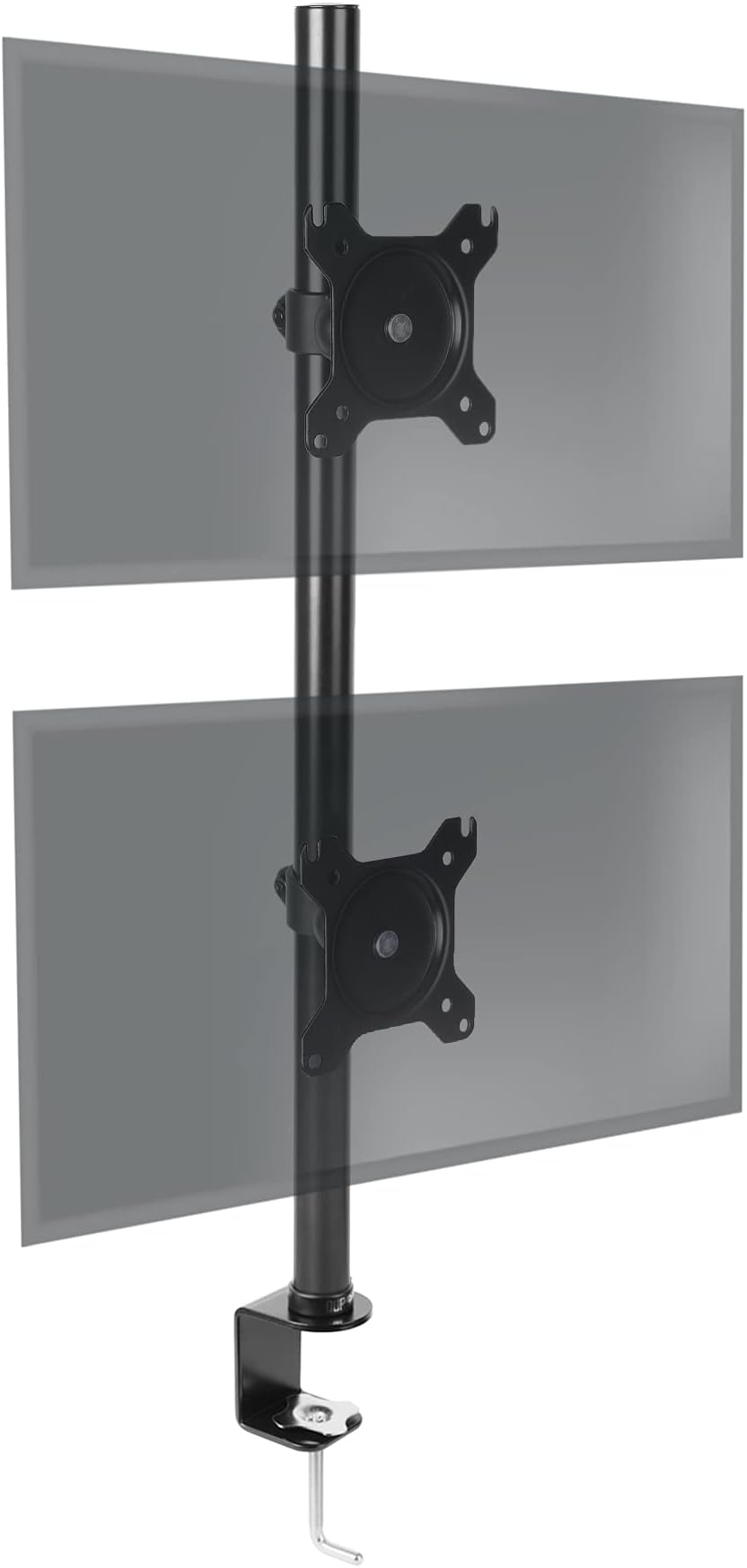 Duronic Gas-Powered Monitor Arm Stand DMG52 | Double PC Desk Mount ...