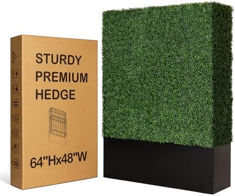 Amazon.com: ODQPIS Artificial Boxwood Hedge Wall,Greenery Boxwood Fake ...