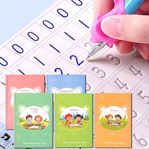 Amazon.com: DigMonster™ Magic Ink Copybooks for Kids Reusable ...