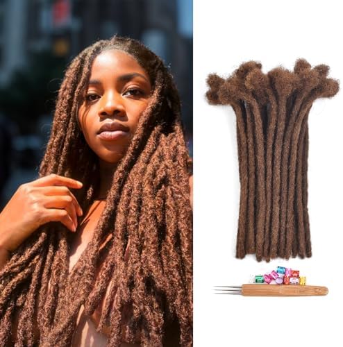 Amazon.com : BigBeauty Loc Extensions Human Hair 12inch 0.4cm Width 30 ...