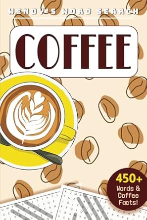 Coffee Word Search Puzzle Book: Word Searches for Brain Memory and ...