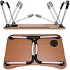Laptop Bed Table, Portable Lap Desk Notebook Stand Reading Holder ...