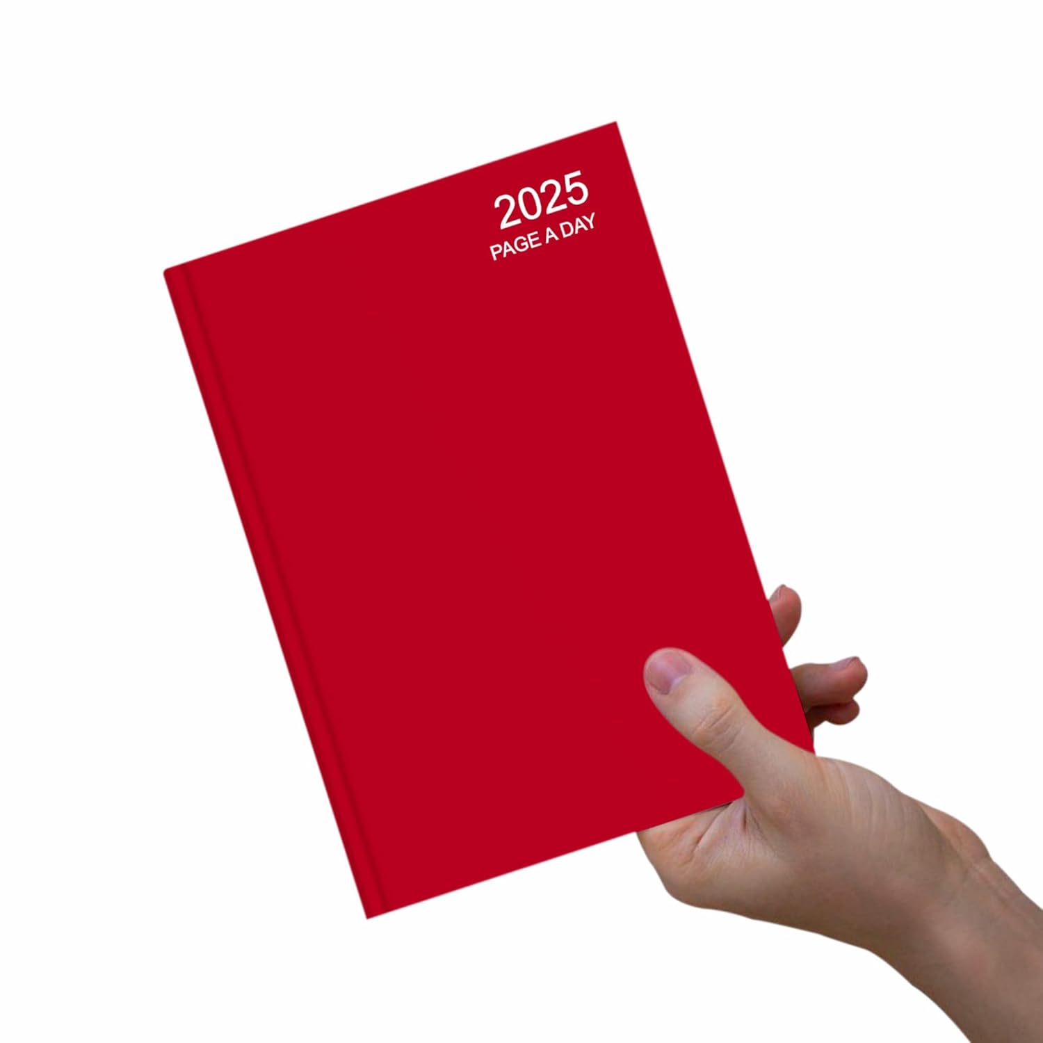 A5 Page A Day Diary 2025 Classic Diary Daily Planner With Half Page ...