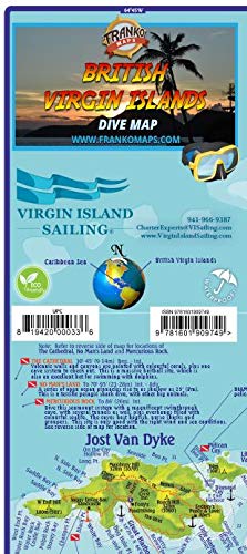Amazon.com : BVI Scuba Dive Map & Fish Card Combo Pack Waterproof ...