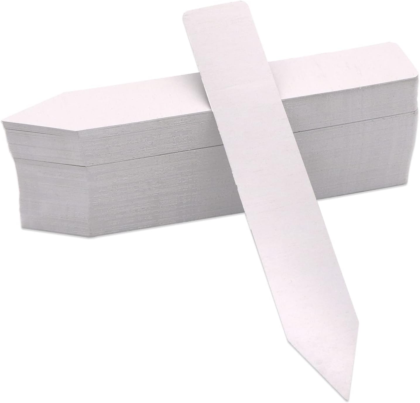 Amazon.com: Plastic Plant Labels 100 PCS Garden Plant Tags 1x6 inch ...