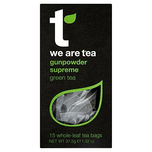 Amazon.com : We Are Tea Gunpowder Supreme Teabag 15 per pack - Pack of ...
