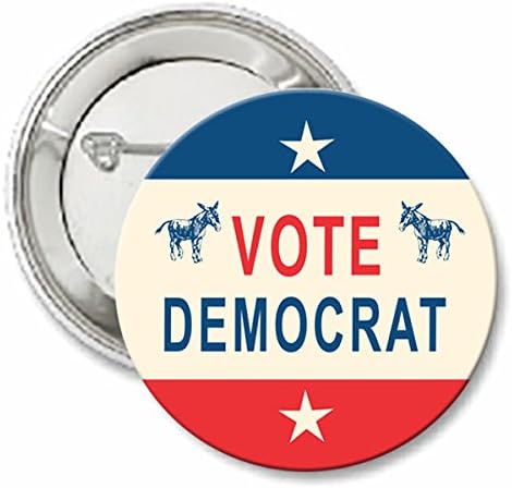 Bouton de Vote Démocrate – broches Dos Vote Démocrate Button 2" Button ...