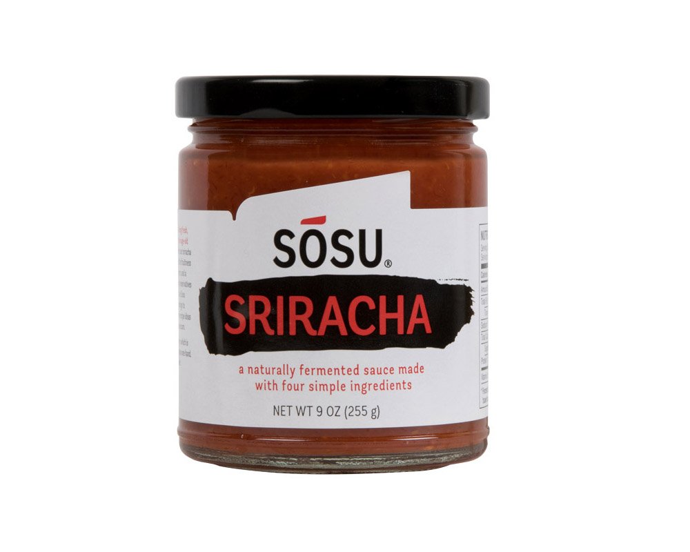 Amazon.com : 2-pack: Sosu White Label Sriracha - two 9 oz jars of ...