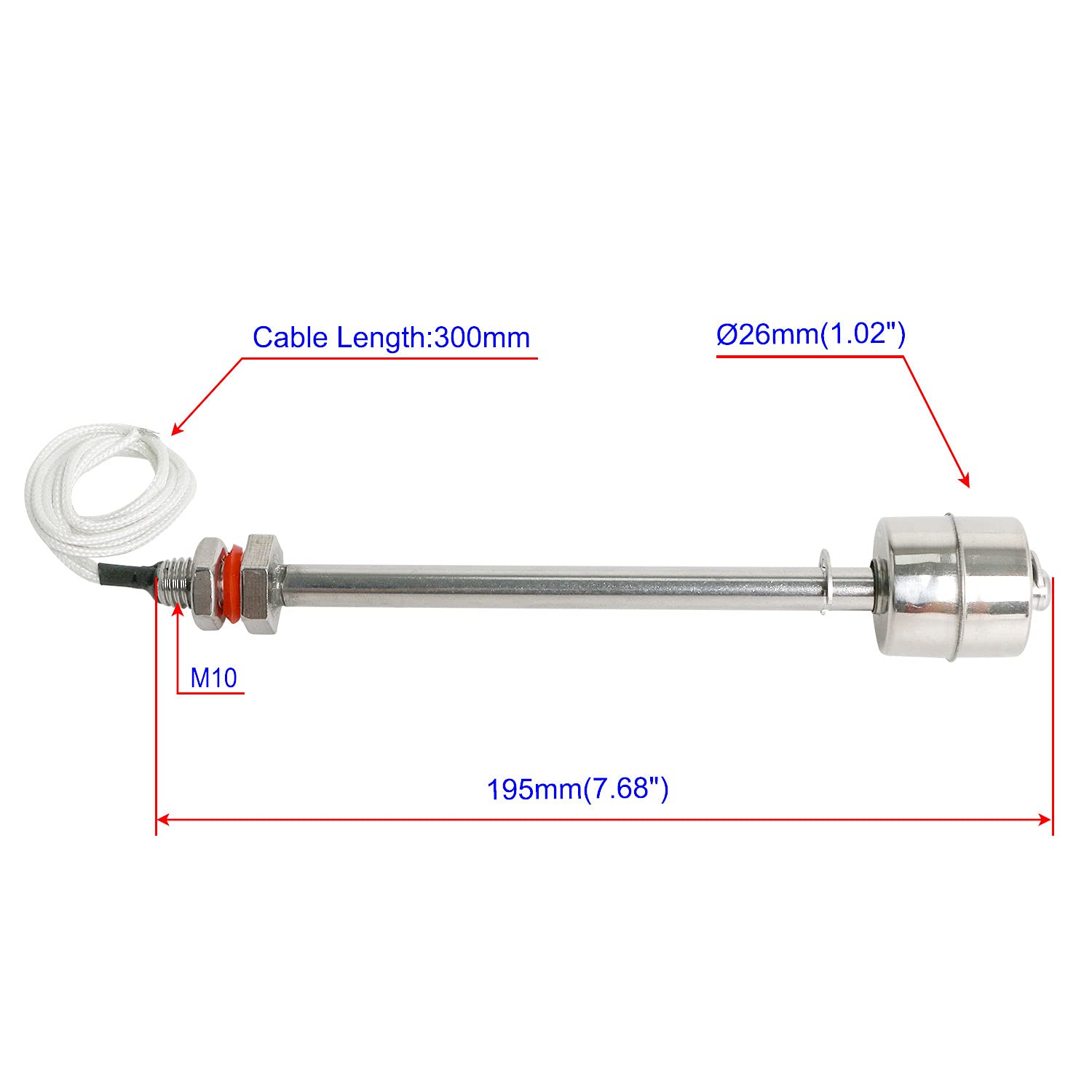 Snapklik.com : Water Level Sensor Switch Stainless Steel,Liquid Level ...