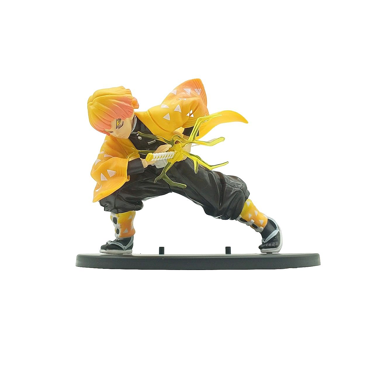 Buy KENMA Demon Slayer Figure Agatsuma Zenitsu Action Figure Fighting ...