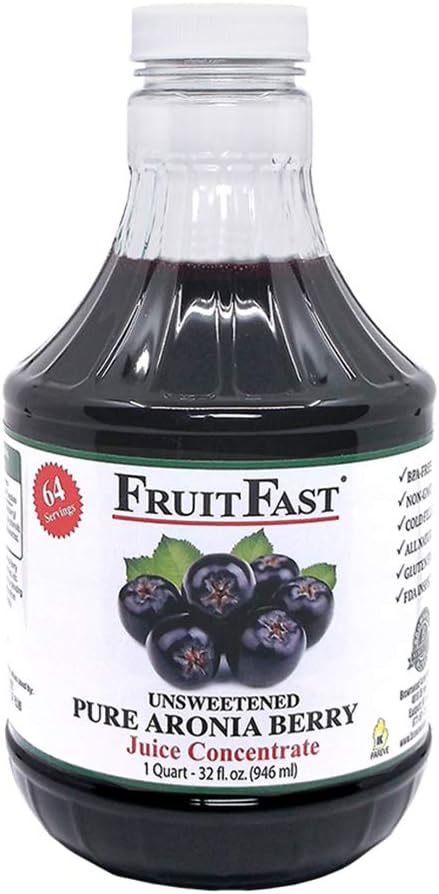 Amazon.com : 100% Pure Red Raspberry Juice Concentrate by FruitFast ONE ...