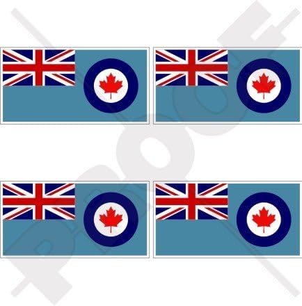CANADA Canadian Air Force RCAF Flag 2" (50mm) Vinyl Bumper-Helmet ...