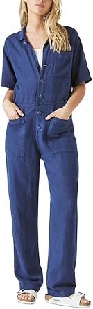 Amazon.com: Lucky Brand Overol de mezclilla para mujer, On Fire : Ropa ...