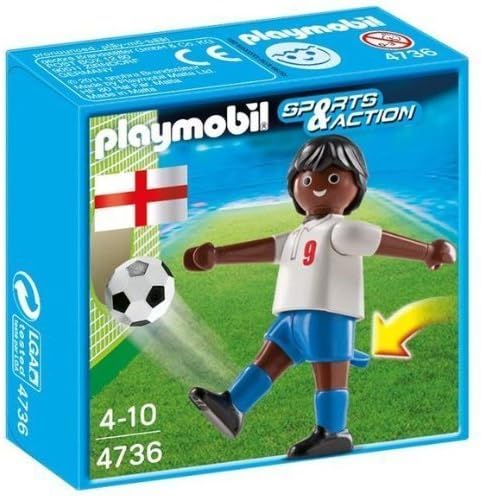Playmobil Sports & Action 4736 Soccer Player - England (english black ...