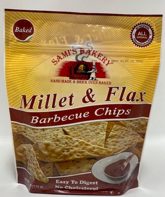 Amazon.com : Sami's Bakery Millet & Flax Chips (Barbecue, 1) : Grocery ...