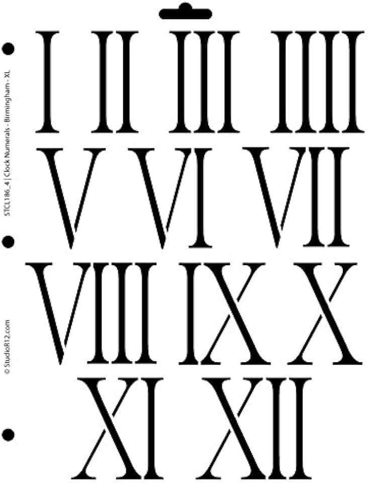 Amazon.ca: roman numeral stencils