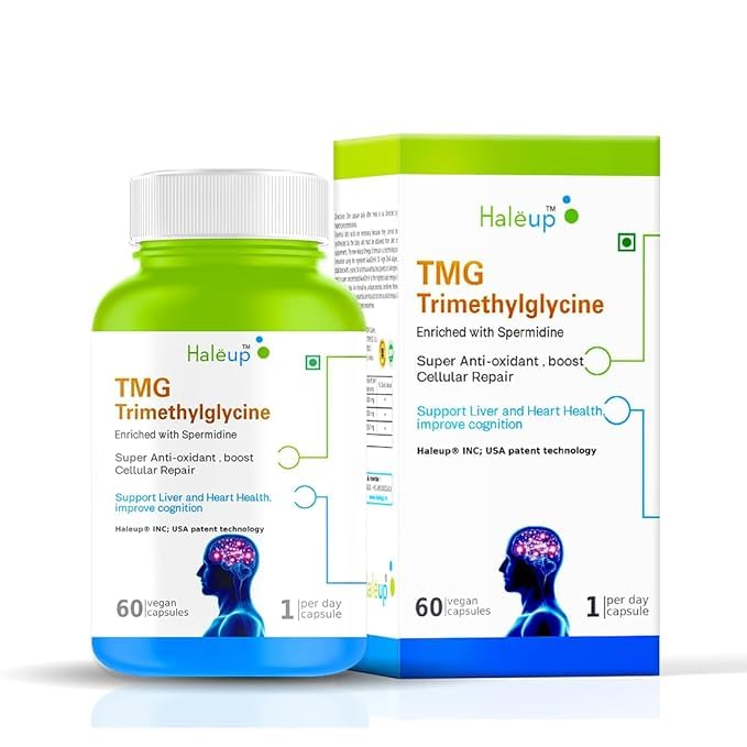 Haleup USA TMG 98% Pure Trimethylglycine (TMG) Supplement | Supports ...
