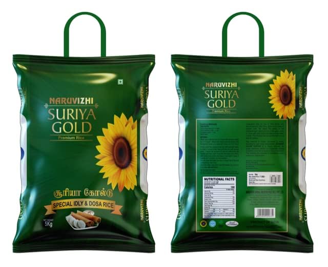 Suriya Gold Idly & Dosa Rice - Rich Aromatic Rice 5Kg : Amazon.in ...