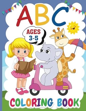ABC Coloring Book: Alphabets Coloring Page For children,Animals, Birds ...