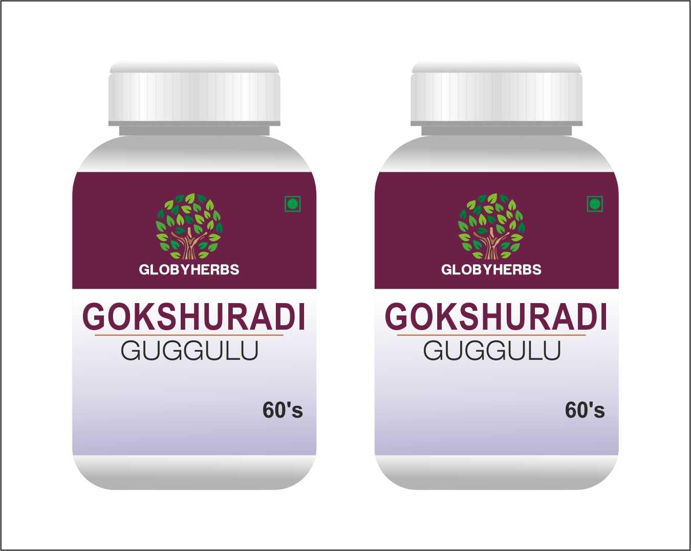 GOKSHURADI GUGGULU TABLET, 100% NATURAL & AYURVEDIC -60 Tablets ...