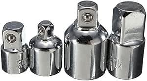 4pcs Socket Ratchet Converter Reducers Adaptors 1/2 3/8 1/4 inch Set ...