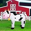 Amazon.com: Fayavoo 6FT Inflatable Cow Outdoor Decorations, Highland ...