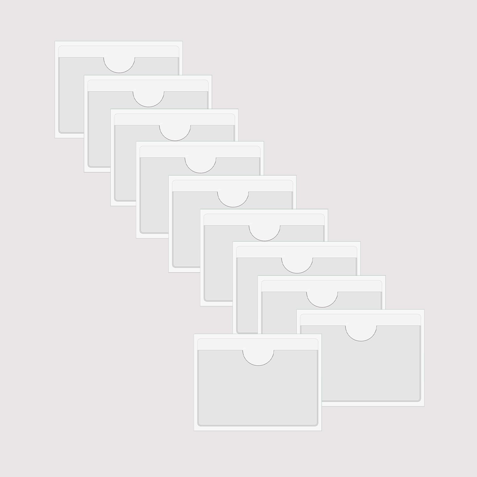 Snapklik.com : Baitoo Adhesive Clear Pockets,Self Adhesive Clear Label ...