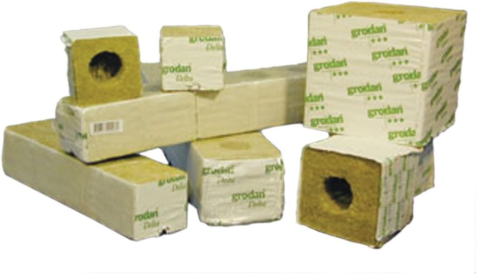 Amazon.com : Grodan Delta Rockwool Block - 6 Blocks per Strip ...