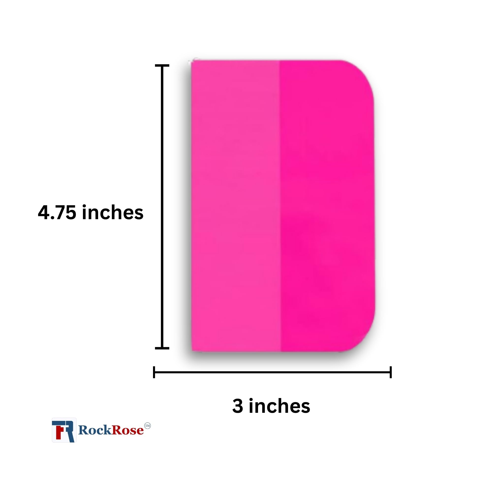 Snapklik.com : RockRose Pink PPF Squeegee Angled - 4 X 3 Inches : Film ...