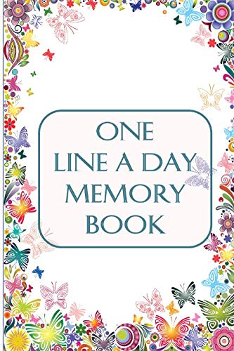 ONE LINE A DAY MEMORY BOOK: Five Year Memory Book | Undated Lined Diary ...