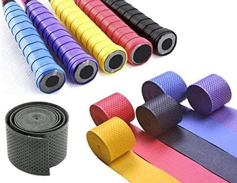 DESCTIDY Synthetic Grip Wrap Multipurpose Badminton/Tennis Racket Super ...