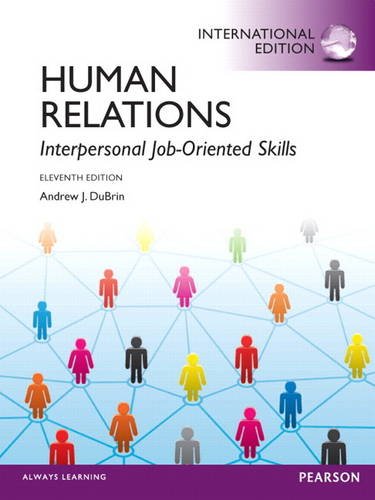 Buy Human Relations: Interpersonal Job-Oriented Skills: International ...