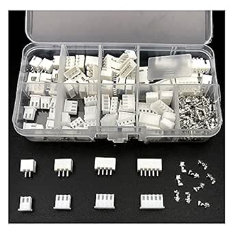 Amazon.com: 230pcs/box XH2.54 2p 3p 4p 5p pin 2.54mm Pitch Terminal Kit/Housing/Pin Header JST ...