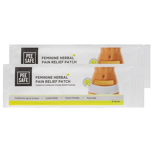 PEESAFE Feminine Herbal Pain Relief Patches(Pack Of 10)|Natural Pain ...