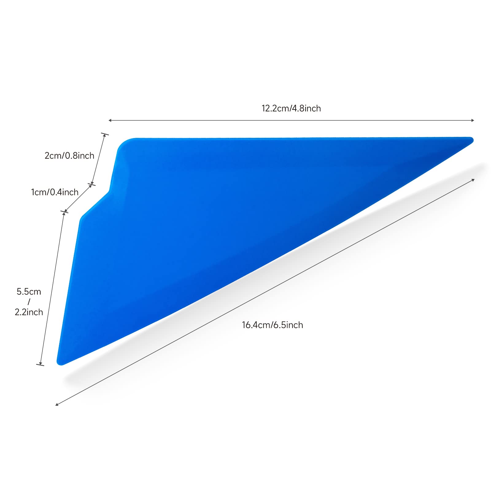 Snapklik.com : Blue Triangle Squeegee Vinyl Wrap Tools, Flexible Micro ...