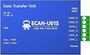 Amazon.com: CAN to USB Protocol Converter ECAN-U01S CAN Relay Dual Channel Can2.0 Baud Rate 1M ...