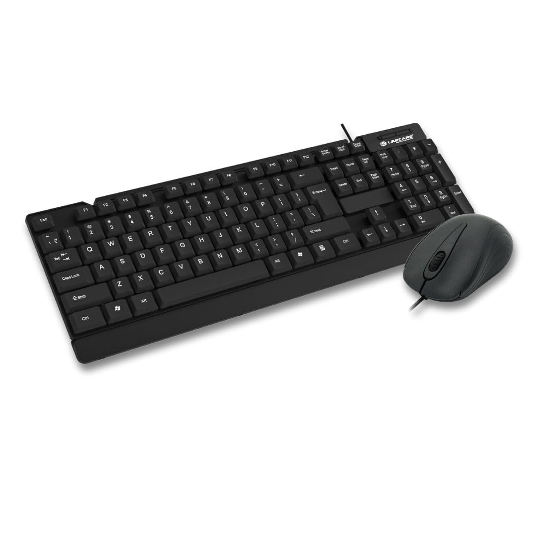 Amazon.in: Buy Wired Keyboard & Mouse Combo,Full-Size Keyboard and ...