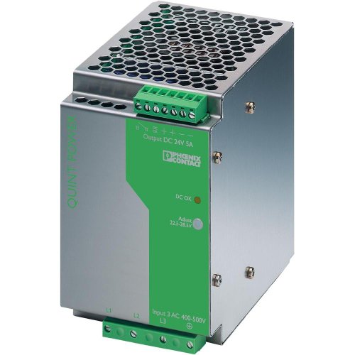 Phoenix Contact QUINT-PS-100-240AC/24DC/10 DIN Rail Power Supply 24Vdc ...