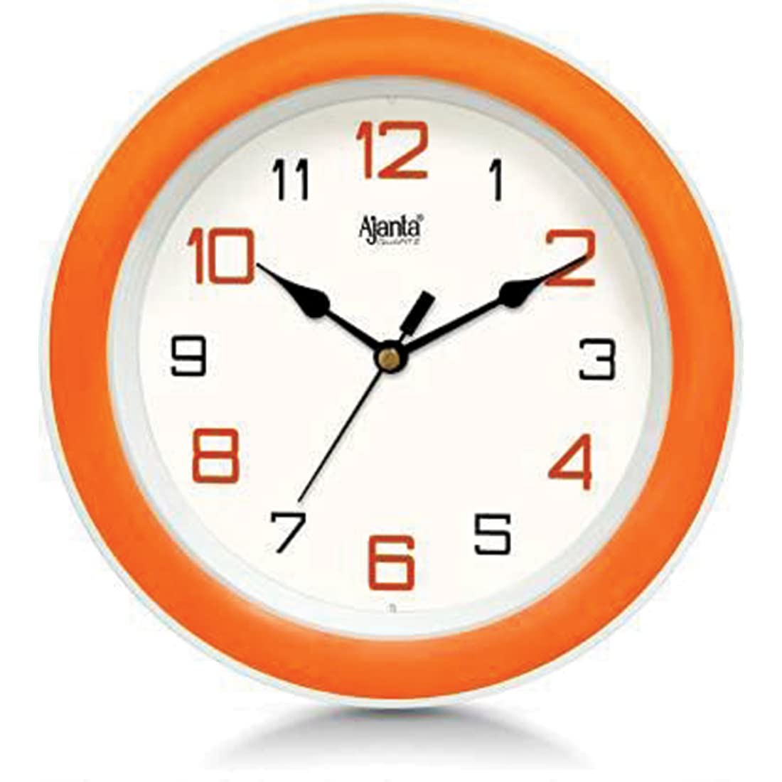 Buy Ajanta Simple Clock (Orange, 2147) Online at Low Prices in India ...