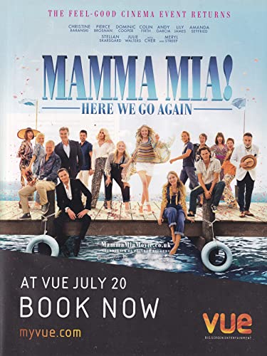 Mama Mia! (Here We Go Again) - Miniature Poster/Original Magazine ...