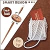 Amazon.com: Savina Wooden Hardwood Drop Spindle Top Whorl Yarn Spinner Wheel for Beginners ...