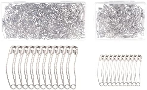 300 Pcs Safety Pins Kit Curved Quilting & Basting Pins, Rust Resistant ...
