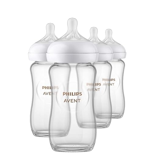 Amazon.com: Philips AVENT Glass Natural Baby Bottle with Natural ...