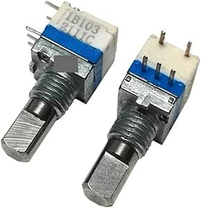 Amazon.co.jp: 2 pcs potentiometer 09 with Rotary switch B10K ...