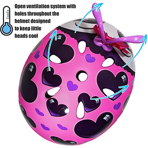 Snapklik.com : UPD Bell Pink Love Bug Ladybug Kids Bike Helmet Ages 3-5