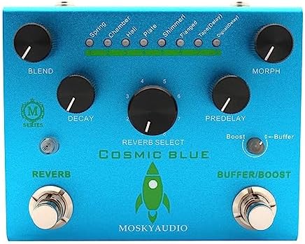 Guitar Effects Pedal, Digital reverb 8Mode Reverb Selection Knob Guitar ...