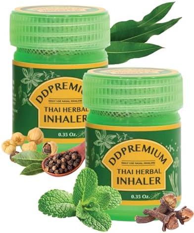 Amazon.com: DDPremium Herbal Inhaler with Menthol & Essential Oil ...
