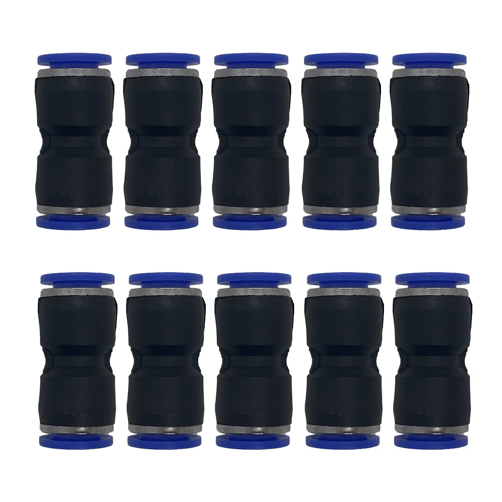Snapklik.com : Zjxed 10mm OD X 10mm OD Pneumatic Quick Connector Push ...